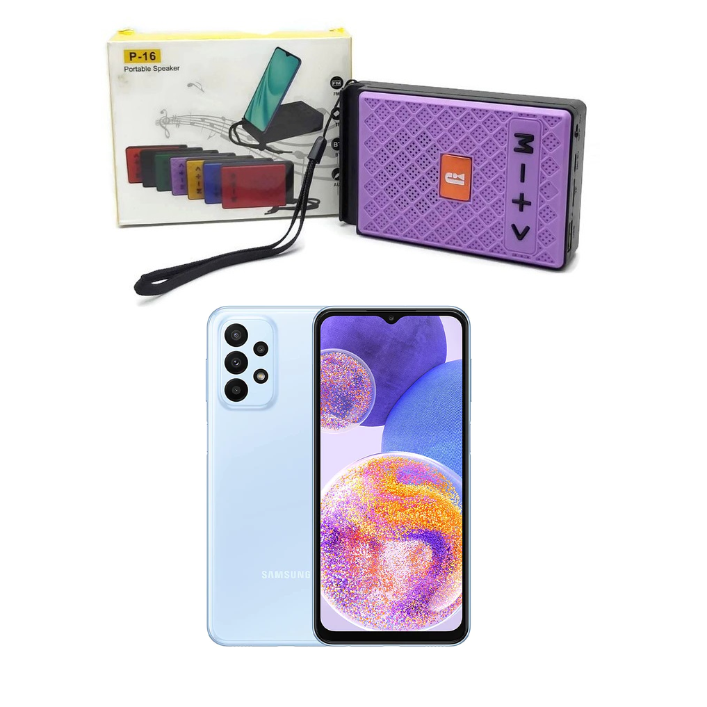 Samsung Galaxy A23 Dual SIM, 128GB, 4GB RAM, 4G LTE - Blue with ...